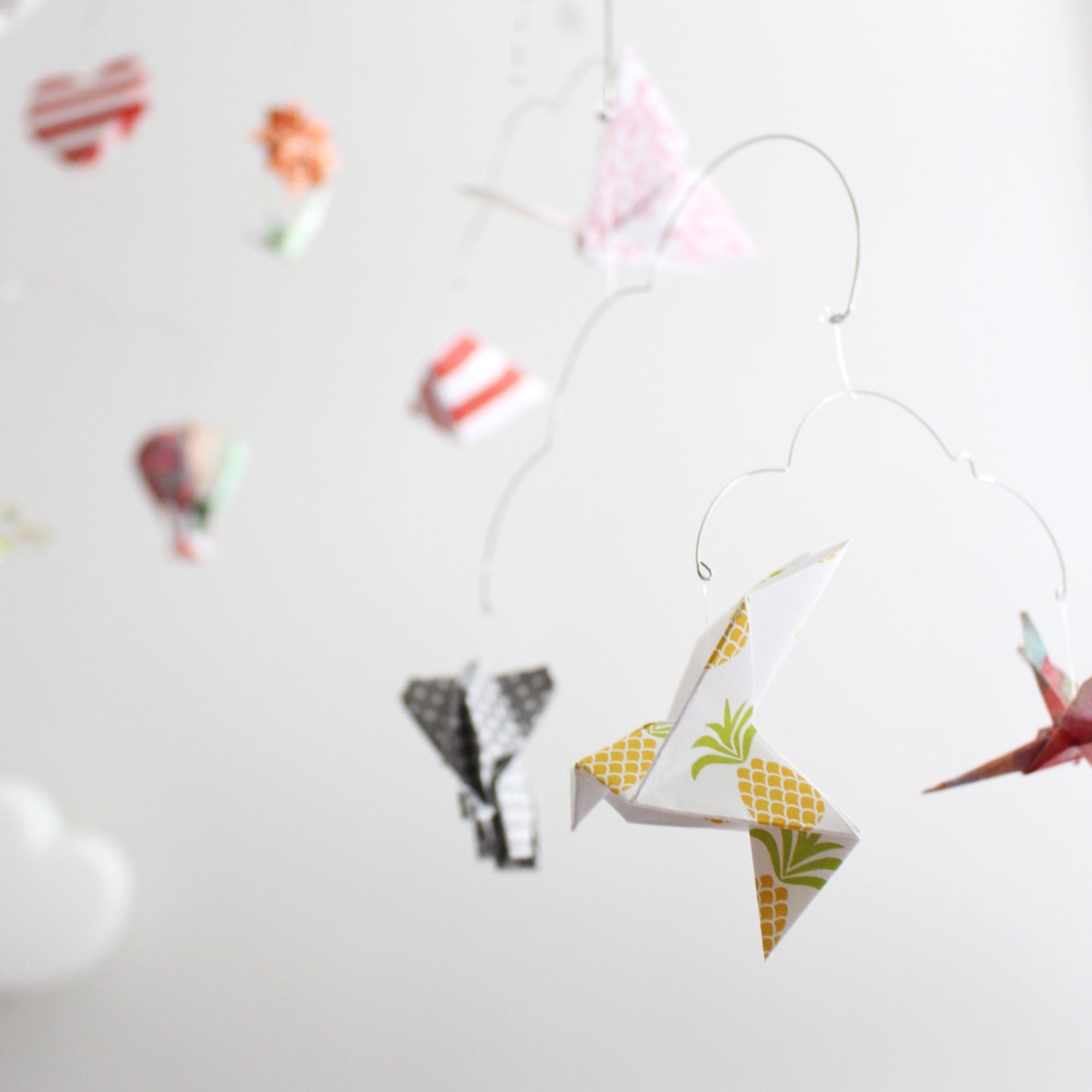 Custom Cloud Wire Mobile – The Timeless Crane