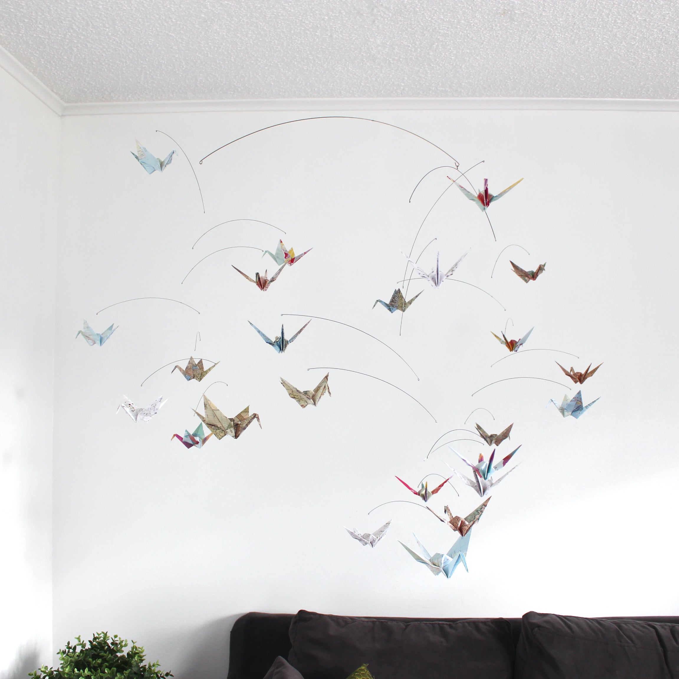 Giant Personalized Mobile Made With Your Origami – The Timeless Crane