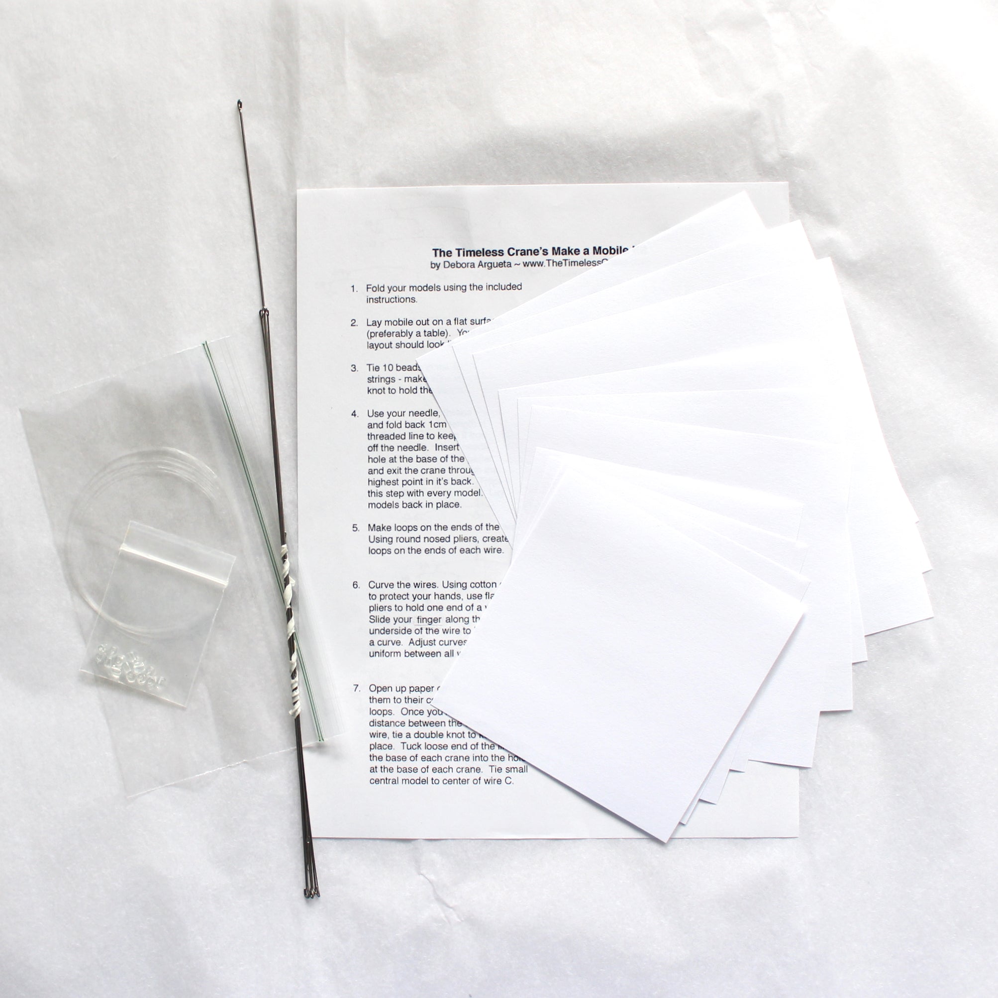 Origami Mobile Making Kit – The Timeless Crane