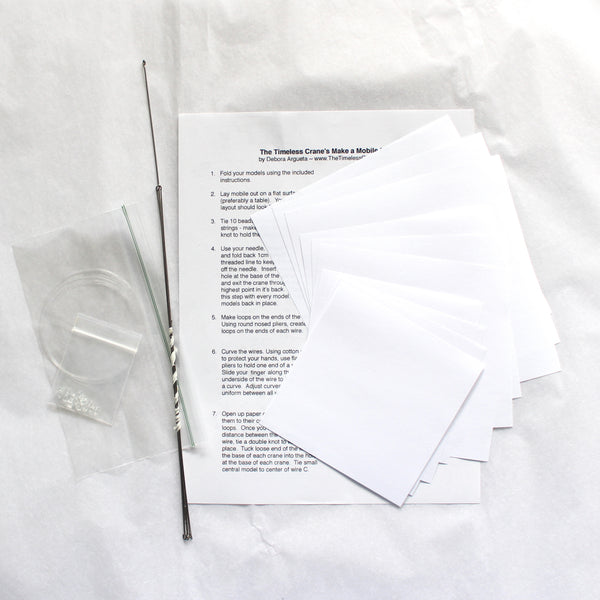 Origami Mobile Making Kit – The Timeless Crane