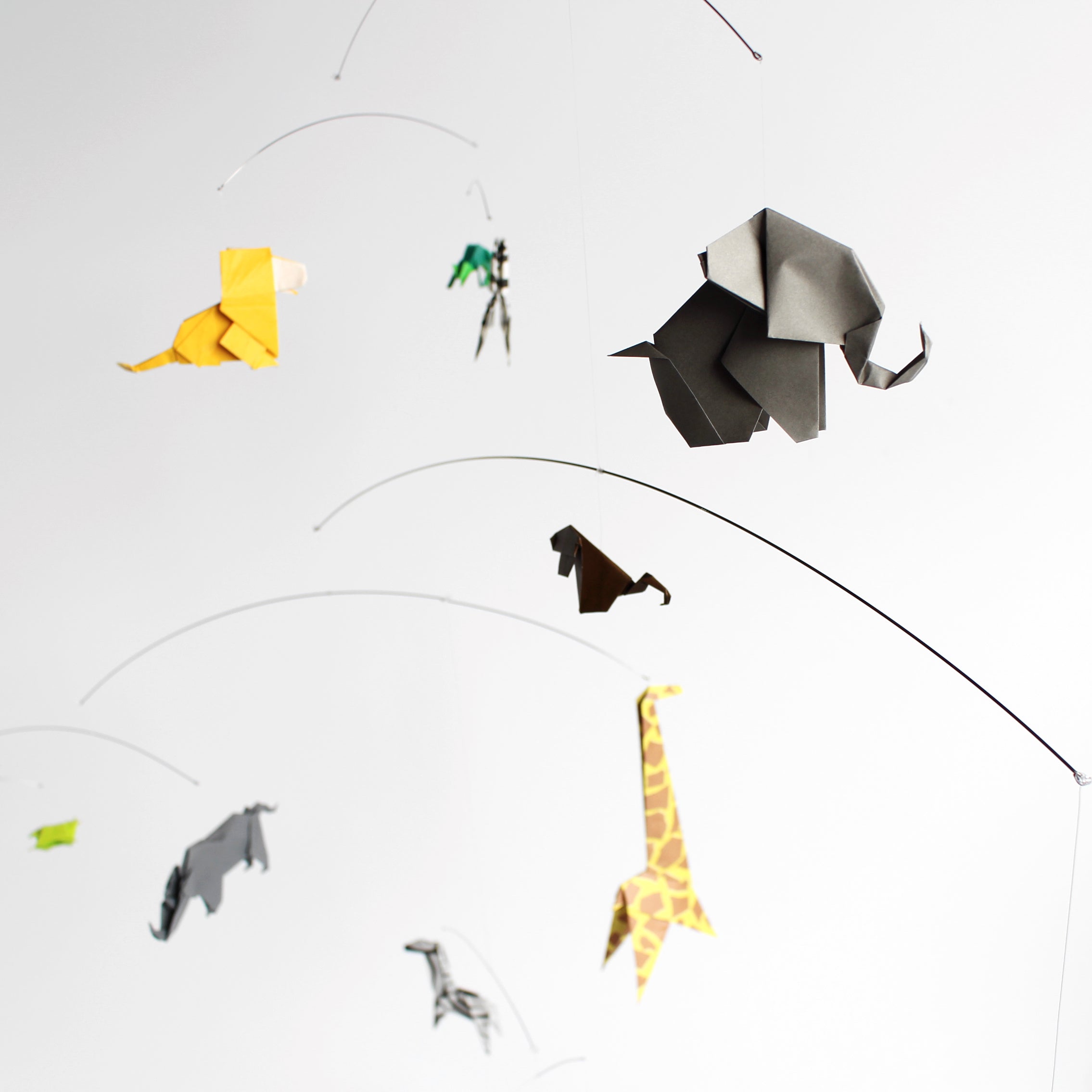 Safari Themed Origami Paper Mobile – The Timeless Crane