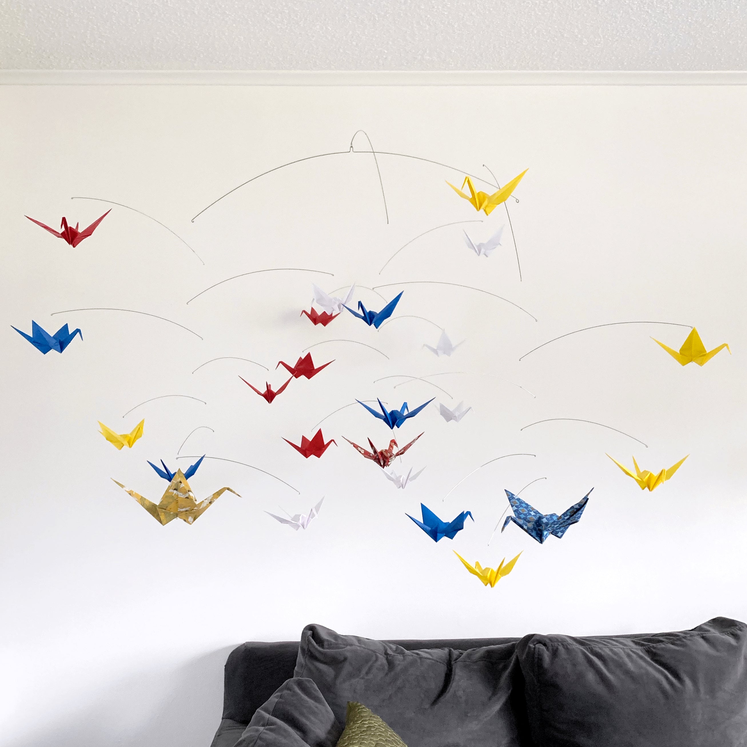 Giant Personalized Mobile Made With Your Origami – The Timeless Crane